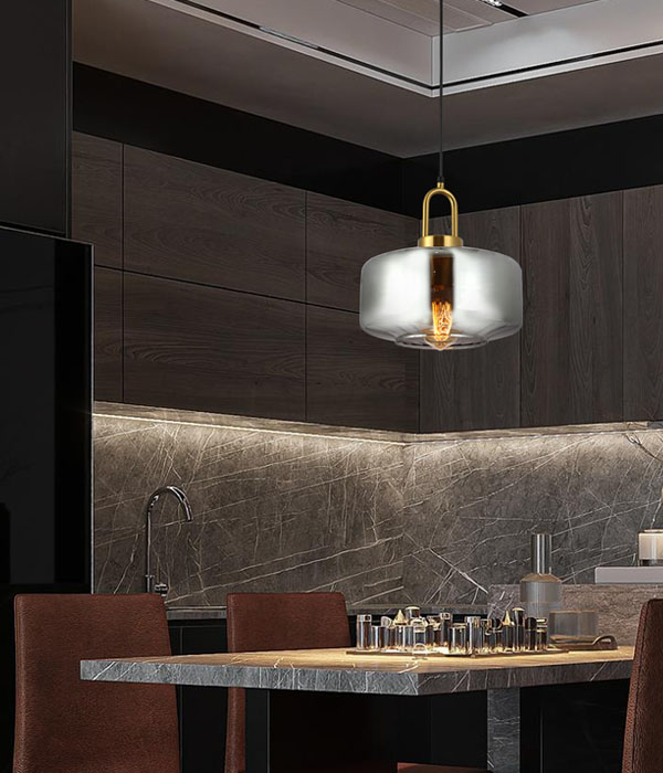 Modern contemporary led pendant lamp